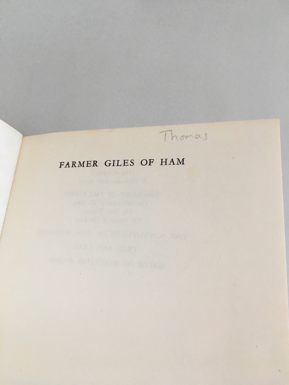 Farmer Giles of Ham, The Rise and Wonderful Adventures of Farmer Giles ...
