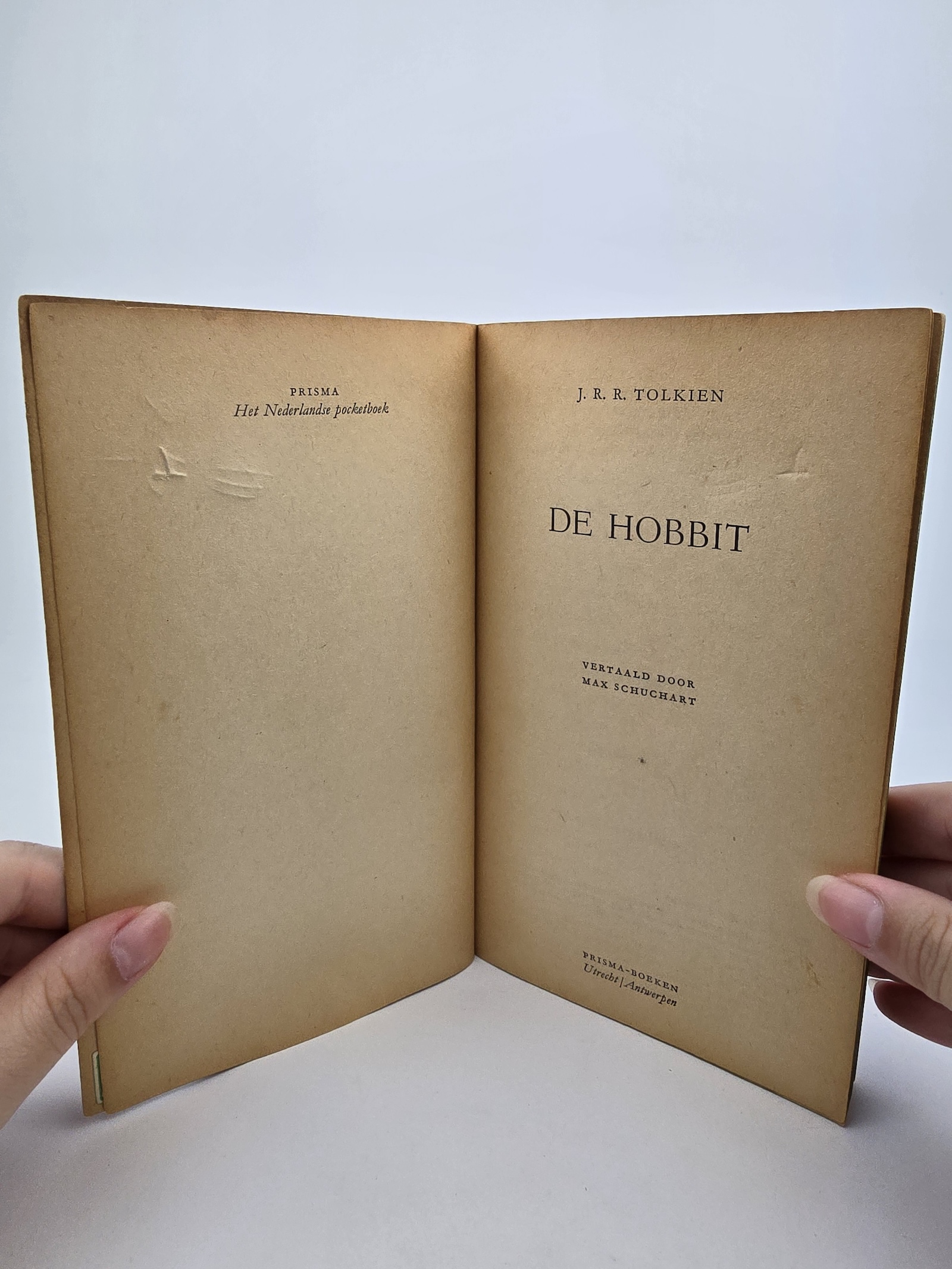 J.R.R. Tolkien, De Hobbit, Dutch, paperback, 1960, 1st printing - clp1140